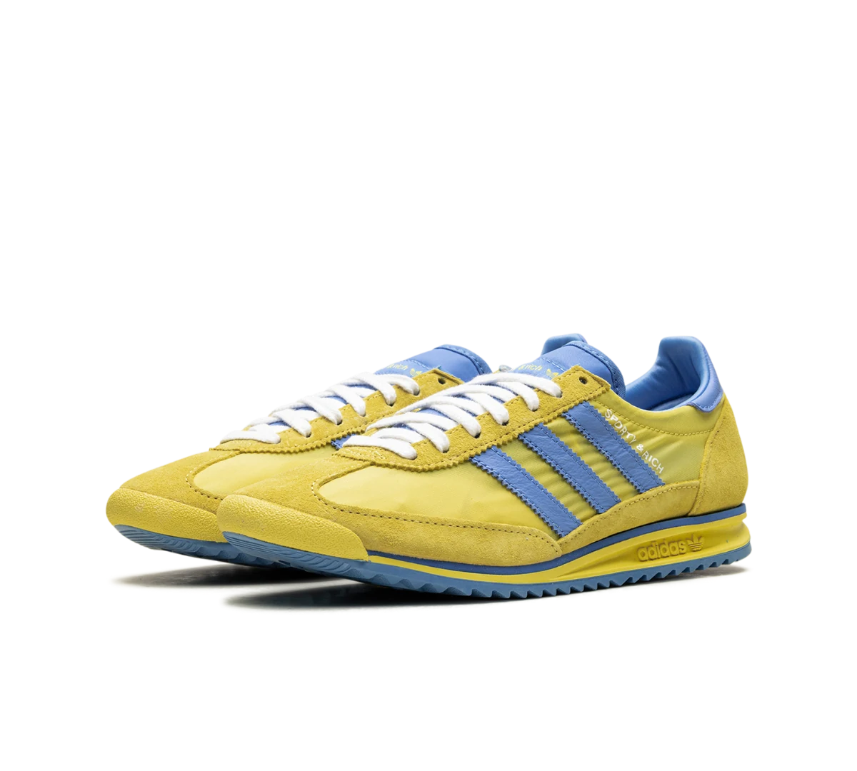 Tênis Feminino Adidas SL 72 Sporty & Rich Amarelo/Azul – JUICY
